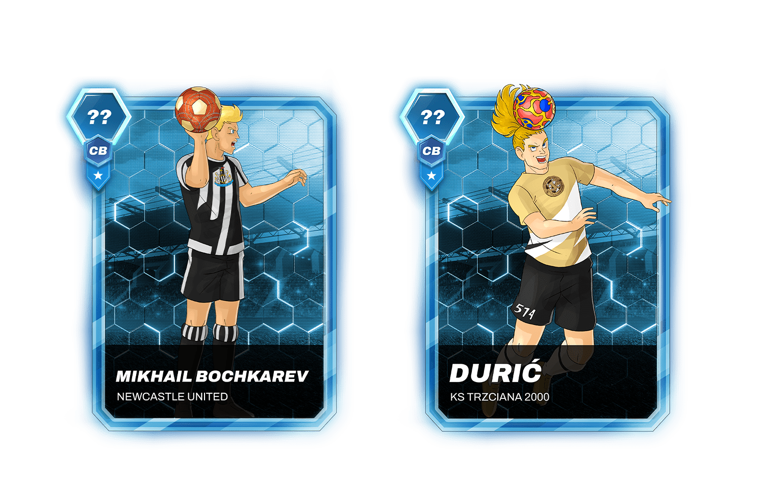 MEET THE FOOTBALLTEAM'S LEGENDARY CENTRE-BACKS!